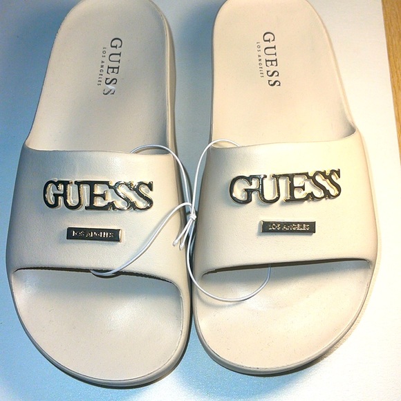 Guess | Shoes | New Guess Wgswingsr Rubber Sandels Sz 5 | Poshmark
